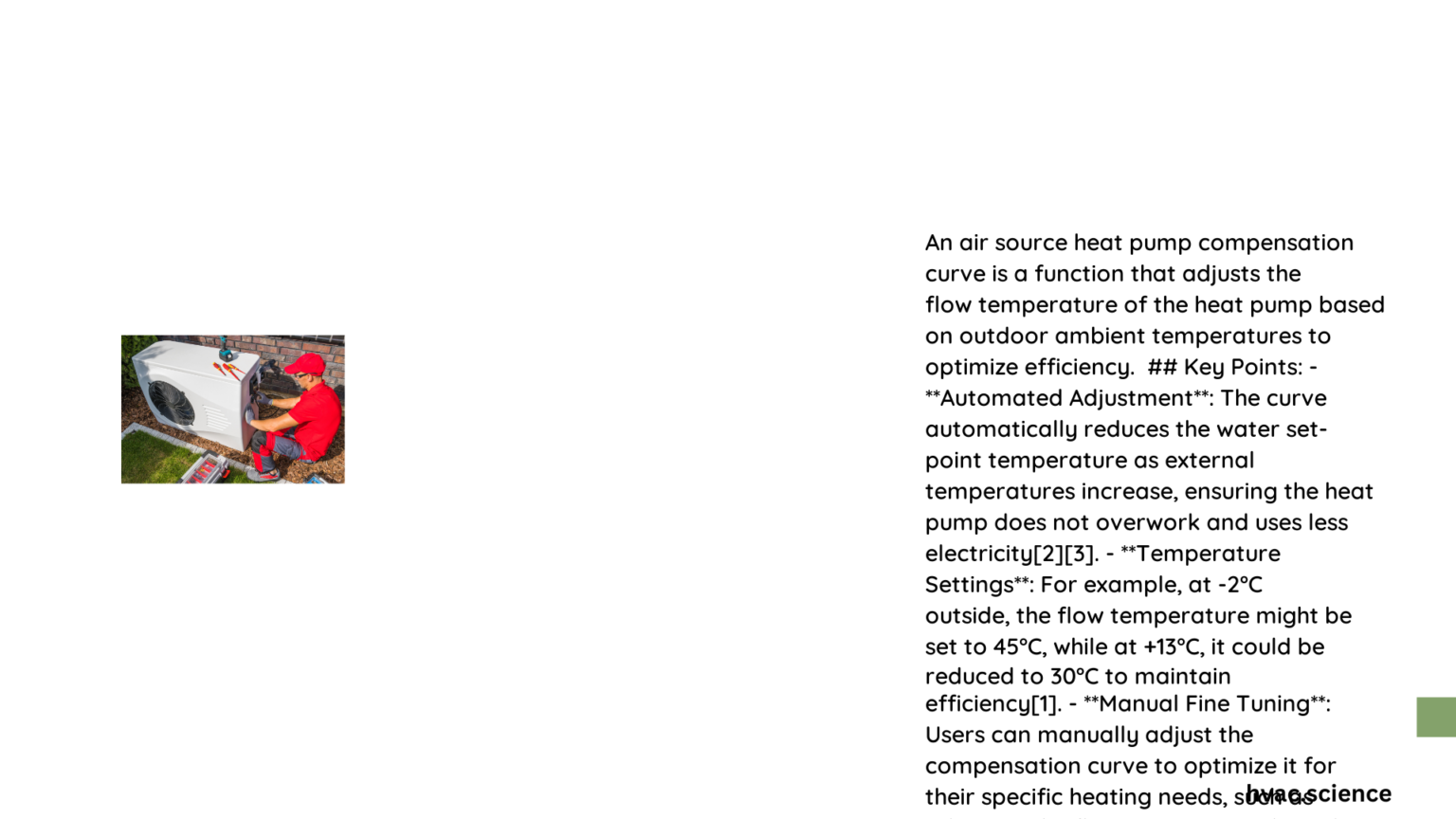 Air Source Heat Pump Compensation Curve: Comprehensive Performance ...